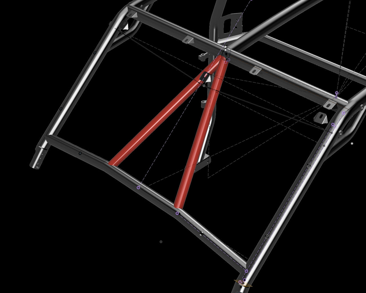 Cage Option: Front Intrusion Bars Hi-Brow RZR XP (2-Seat) – Thumper Fab