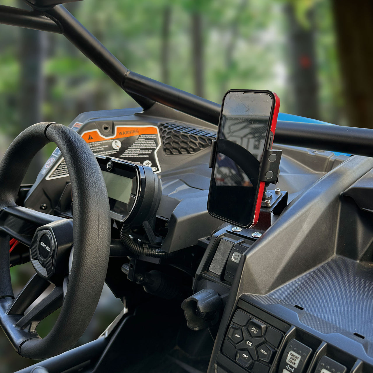 Can-Am X3 Phone Dash Mount - Driver – Thumper Fab