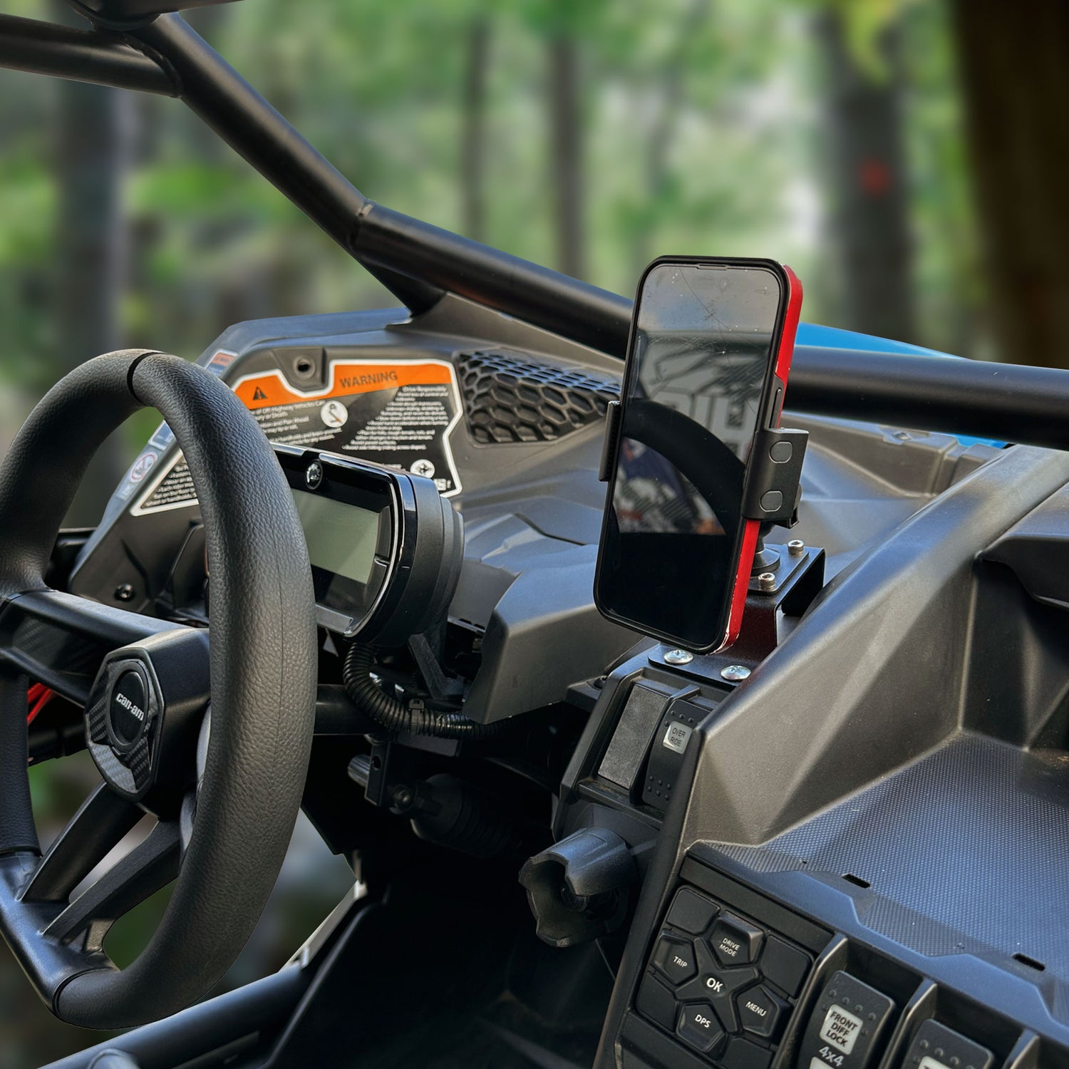 Can-Am X3 Phone Dash Mount - Driver – Thumper Fab