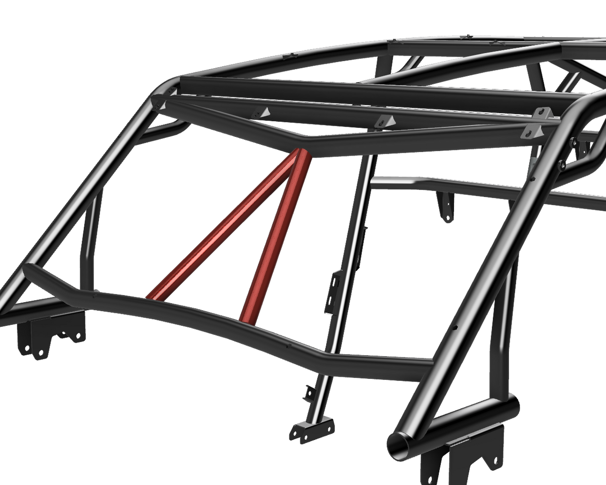 TF190201.FILB | Cage Option: Front Intrusion Bars Lo-Brow, 24+ RZR XP ...
