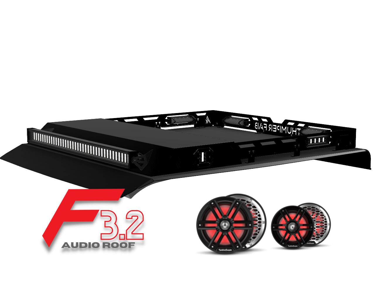 Can-Am Defender MAX Audio Roof - F3.2 – Thumper Fab