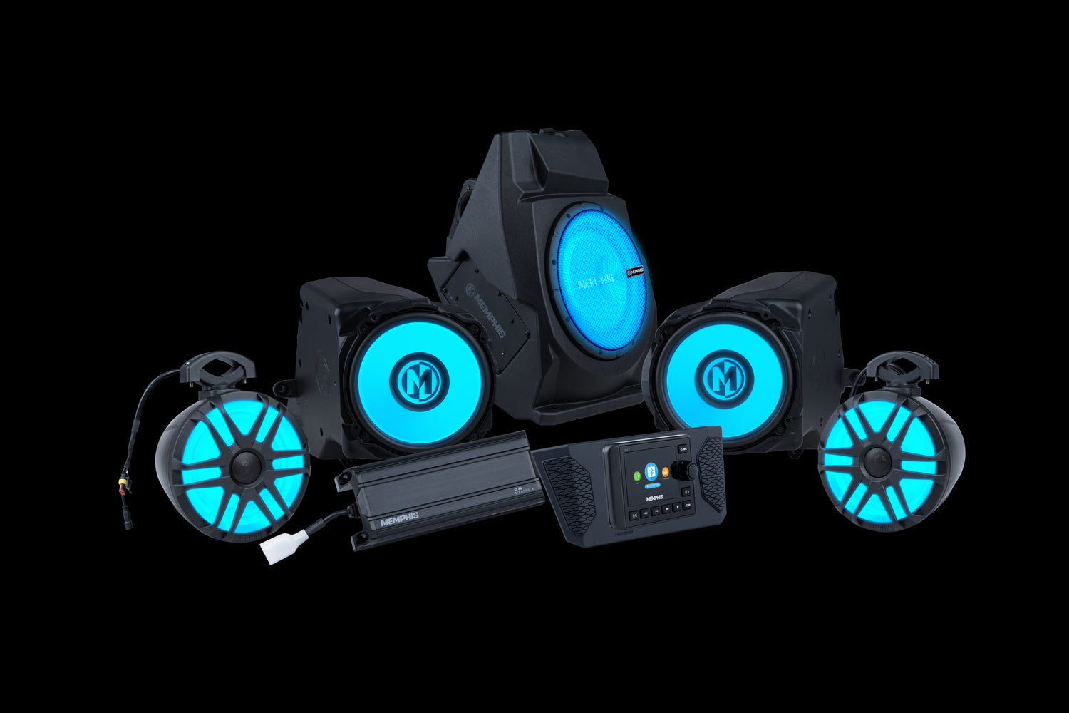 Memphis Polaris RZR PRO 4 PLUS Audio Kit (PRO XP - PRO R - TURBO R ...