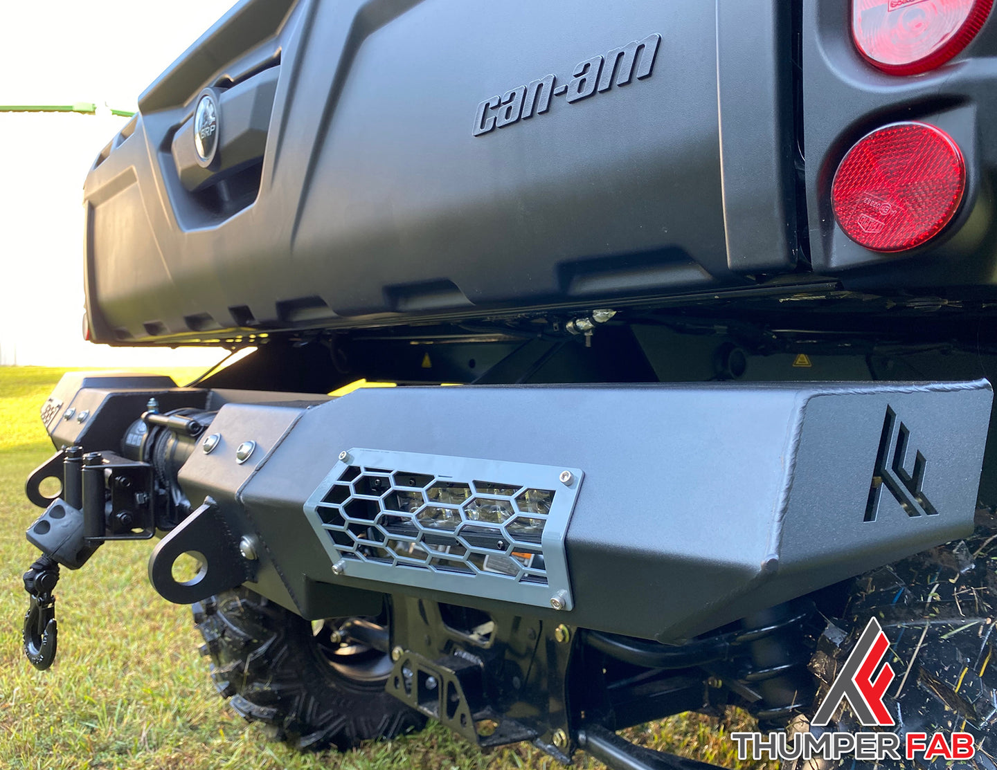 Defender Winch-Ready Rear Bumper Elite Edition – Thumper Fab