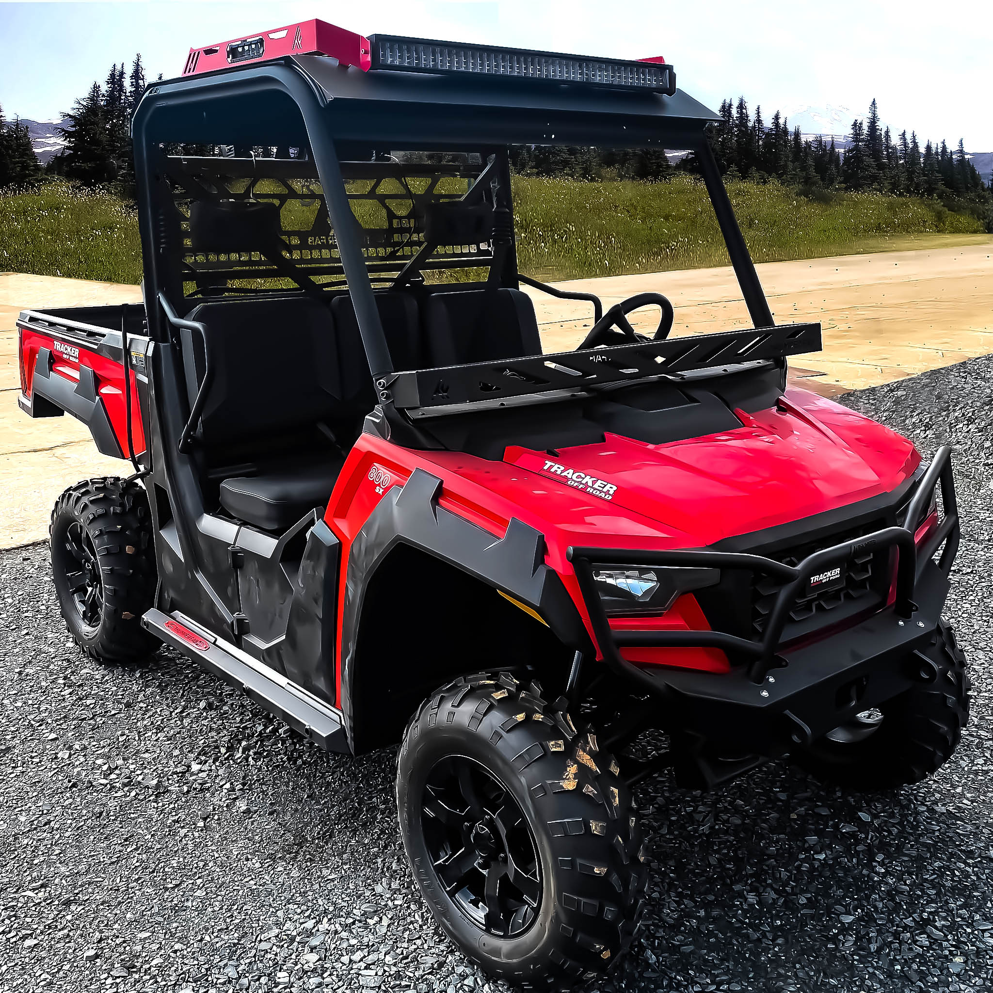 Tracker 800SX Winch Headache Rack – Thumper Fab