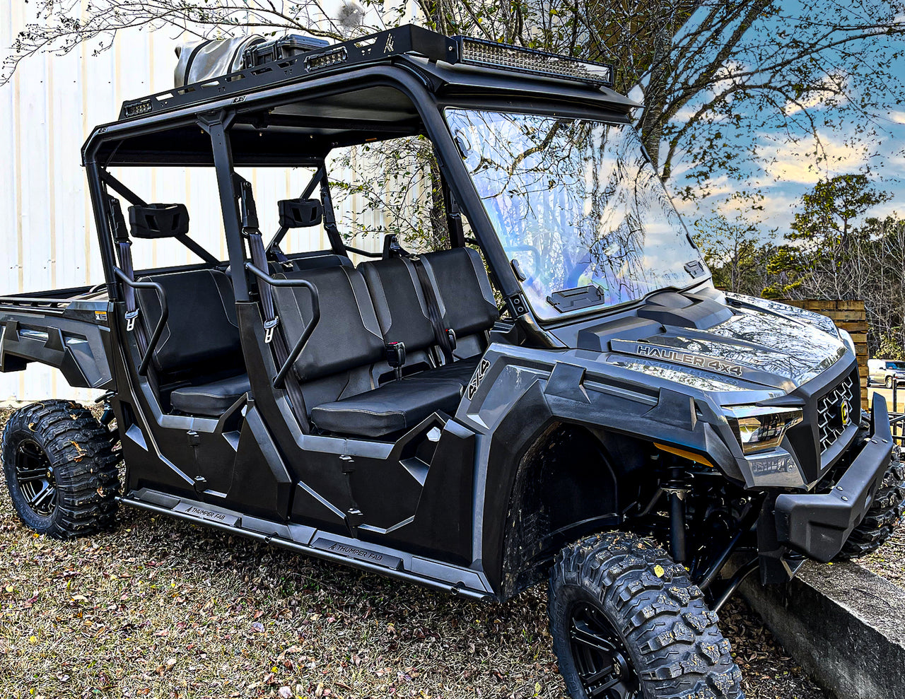 Tracker 800SX Roof with Roof Rack-Crew (Level 1) – Thumper Fab